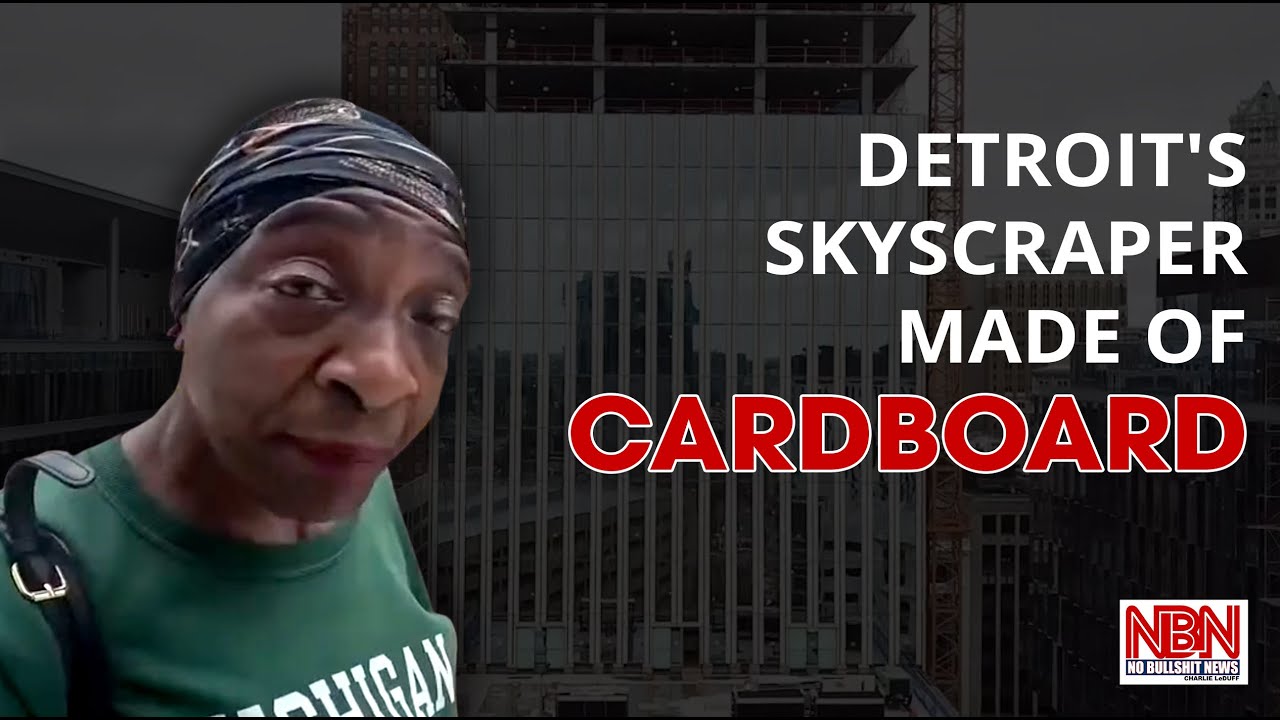 Detroit's Skyscraper Made of Cardboard - YouTube