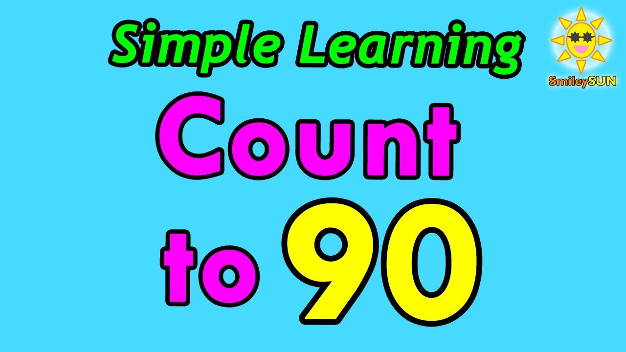 Learn to Count to 90 in English - Educational Videos for Kids ...