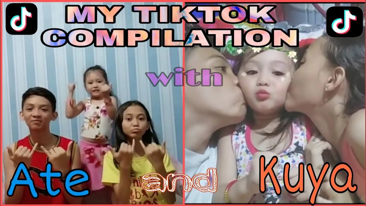 MY TIKTOK COMPILATION with ATE & KUYA - YouTube