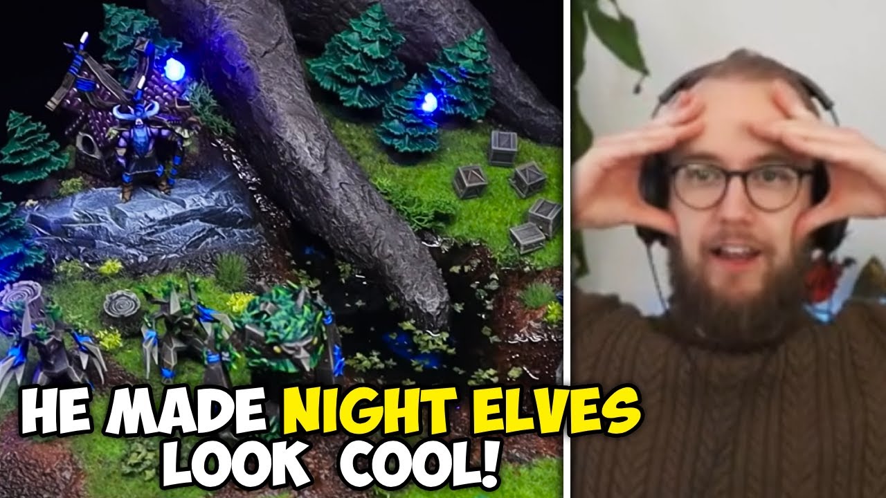 When a Night Elf Warcraft 3 Base Comes to LIFE - YouTube