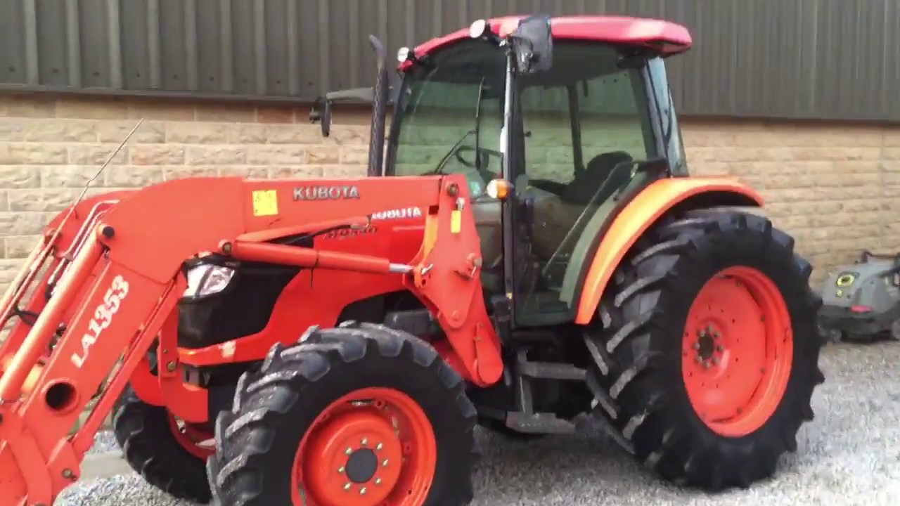 2010 Kubota M9540 - YouTube