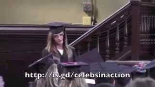 Emma Watson Brown Graduation Emma Watson Earns Degree In English