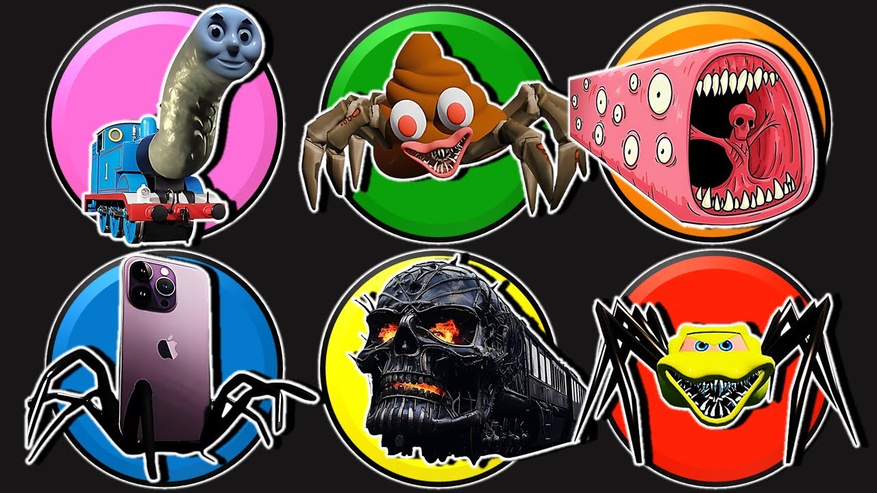 Spin Wheel Thomas Lipan, Poop Eater, Train Eater, Iphone Eater, Kereta ...