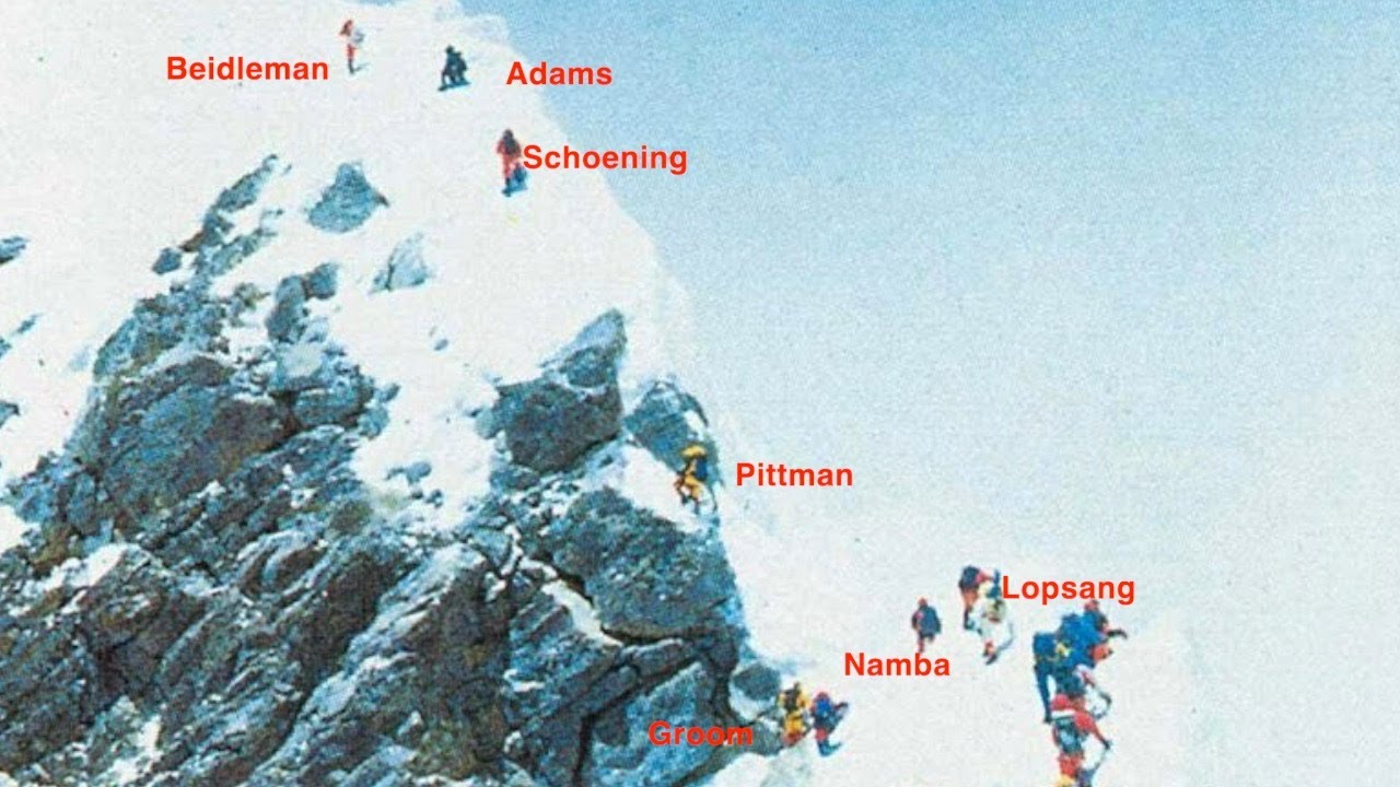 Analysis of Scott Fischer's photo from South Summit - YouTube