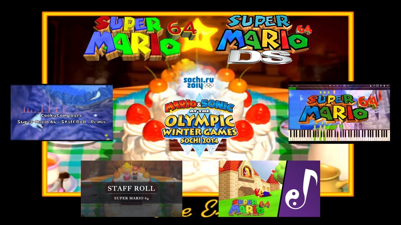 [Special Edition]Super Mario 64: Staff Roll - Mashup - YouTube