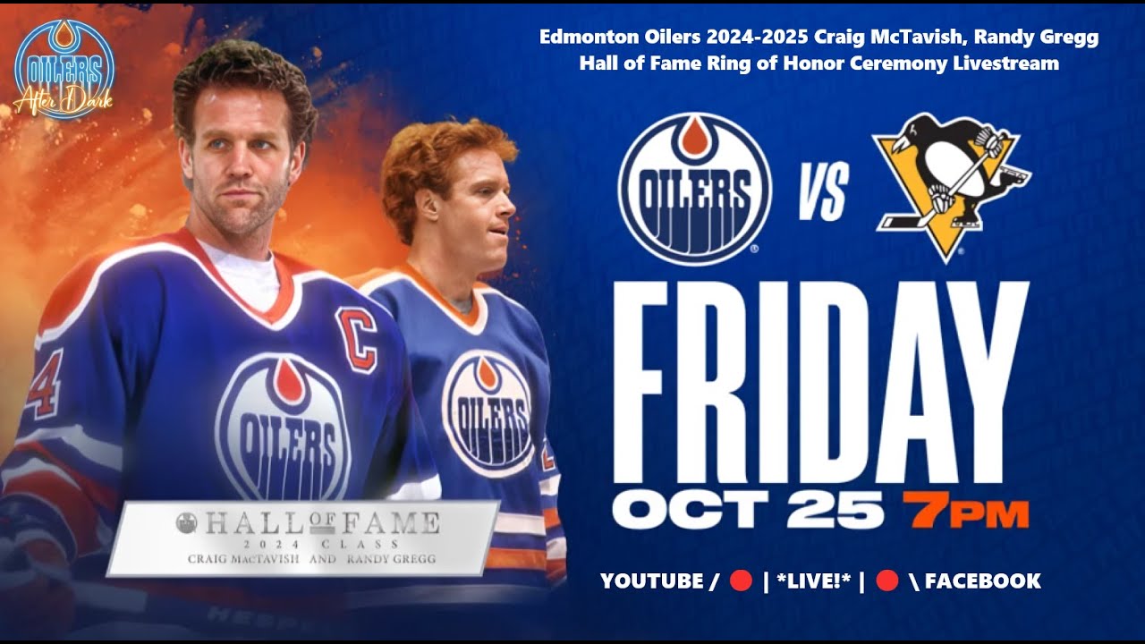 Edmonton Oilers 2024-2025 Craig McTavish, Randy Gregg Hall of Fame Ring ...