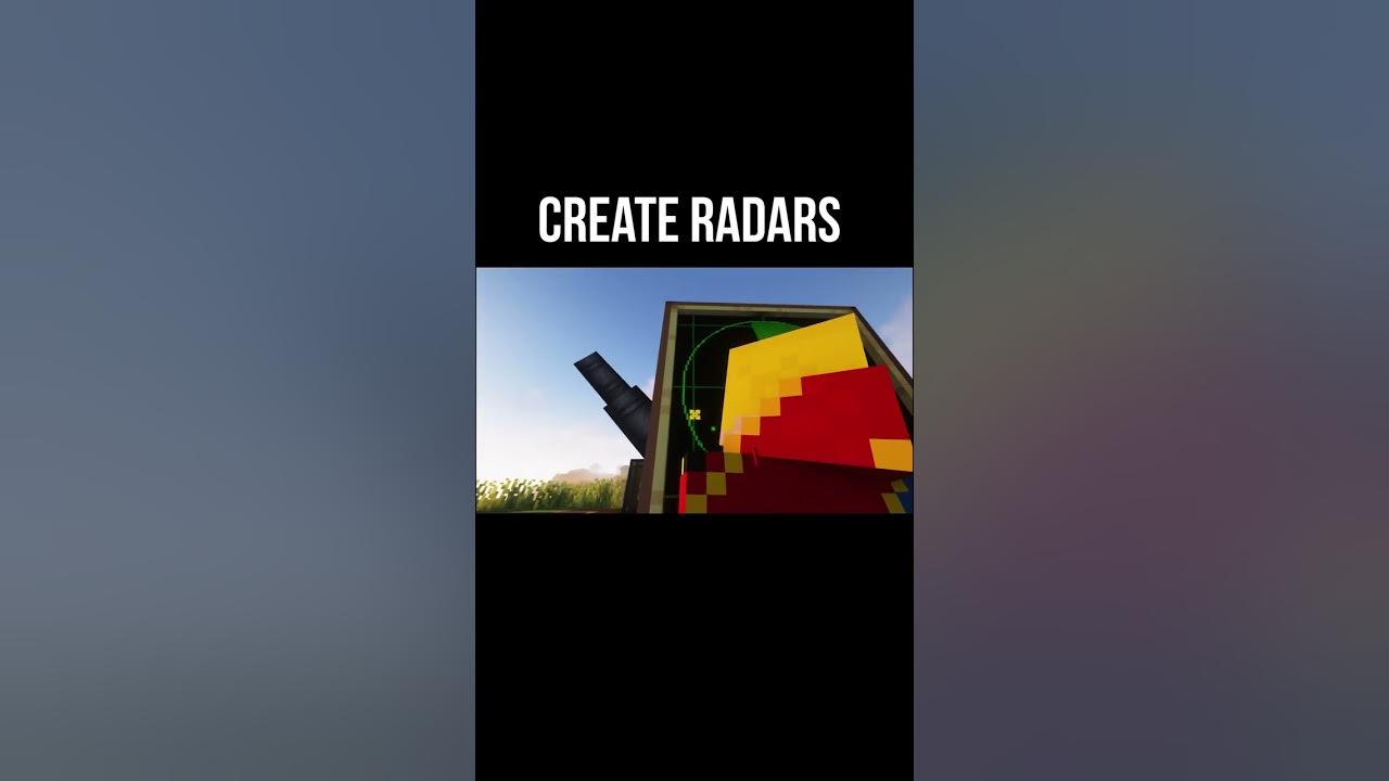 Create Radars mod. Create mod addons Tutorial 1.20.1 (minecraft java ...