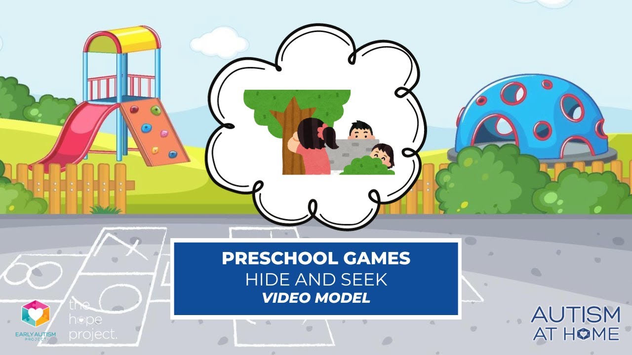Preschool Games: Hide and Seek [Video Model] | Autism at Home - YouTube