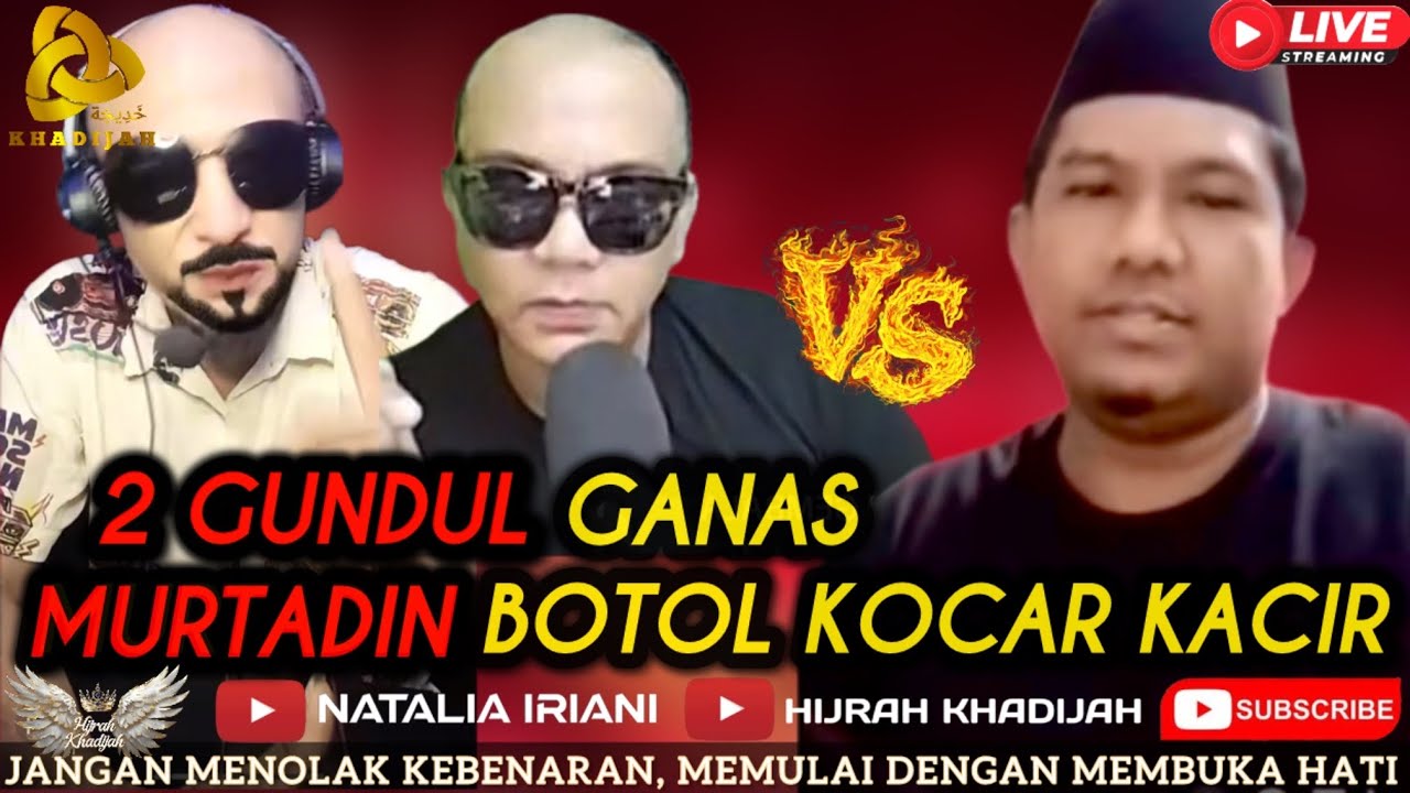 🔴OTEN MALU⁉️ 2 GUNDUL GANAS MURTADIN BOTOL LARI KOCAR KACIR KETAHUAN ...