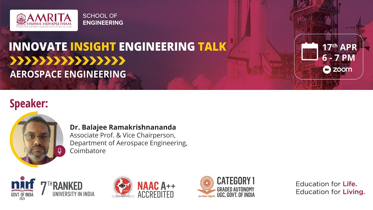 AEROSPACE ENGINEERINGI INNOVATIVE INSIGHT ENGINEERING TALK I AMRITA ...