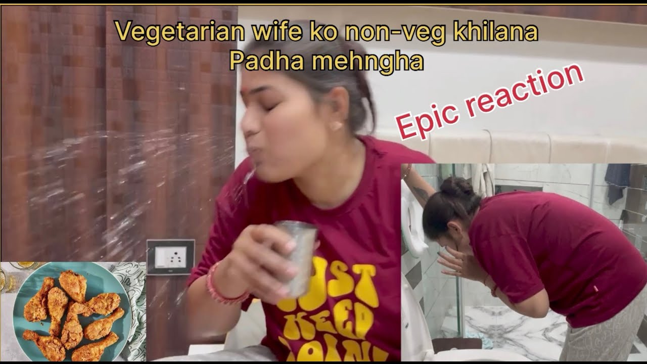 non-veg prank krna padha bhari 😱😱 ( 39/365) #prank #funny #couplegoals ...