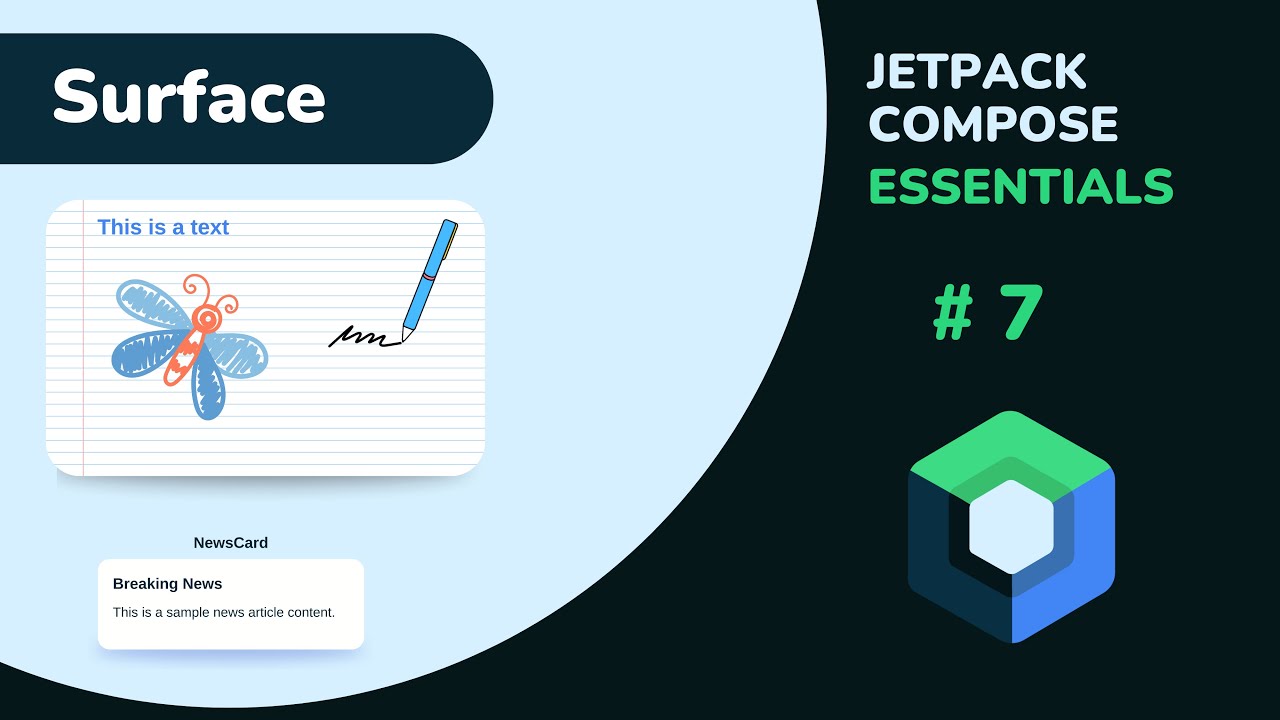 Surface In Jetpack Compose || Jetpack Compose Basics #7 - YouTube