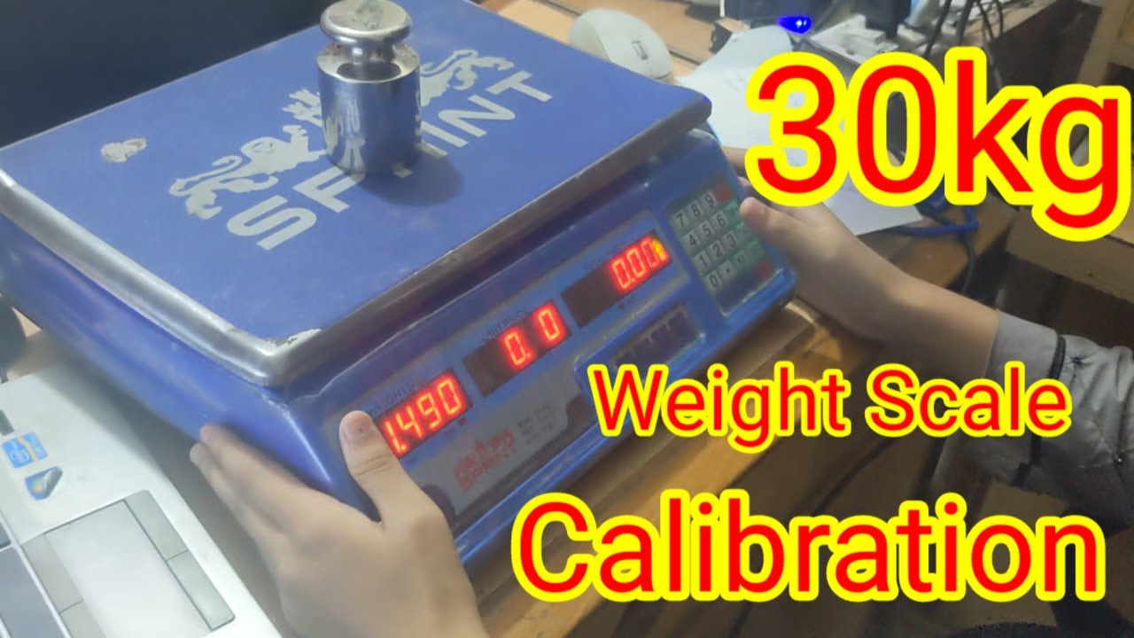 30 kg weight scale calibration | How to Calibrate a 30kg Weight Scale: Step-by-Step Guide - YouTube
