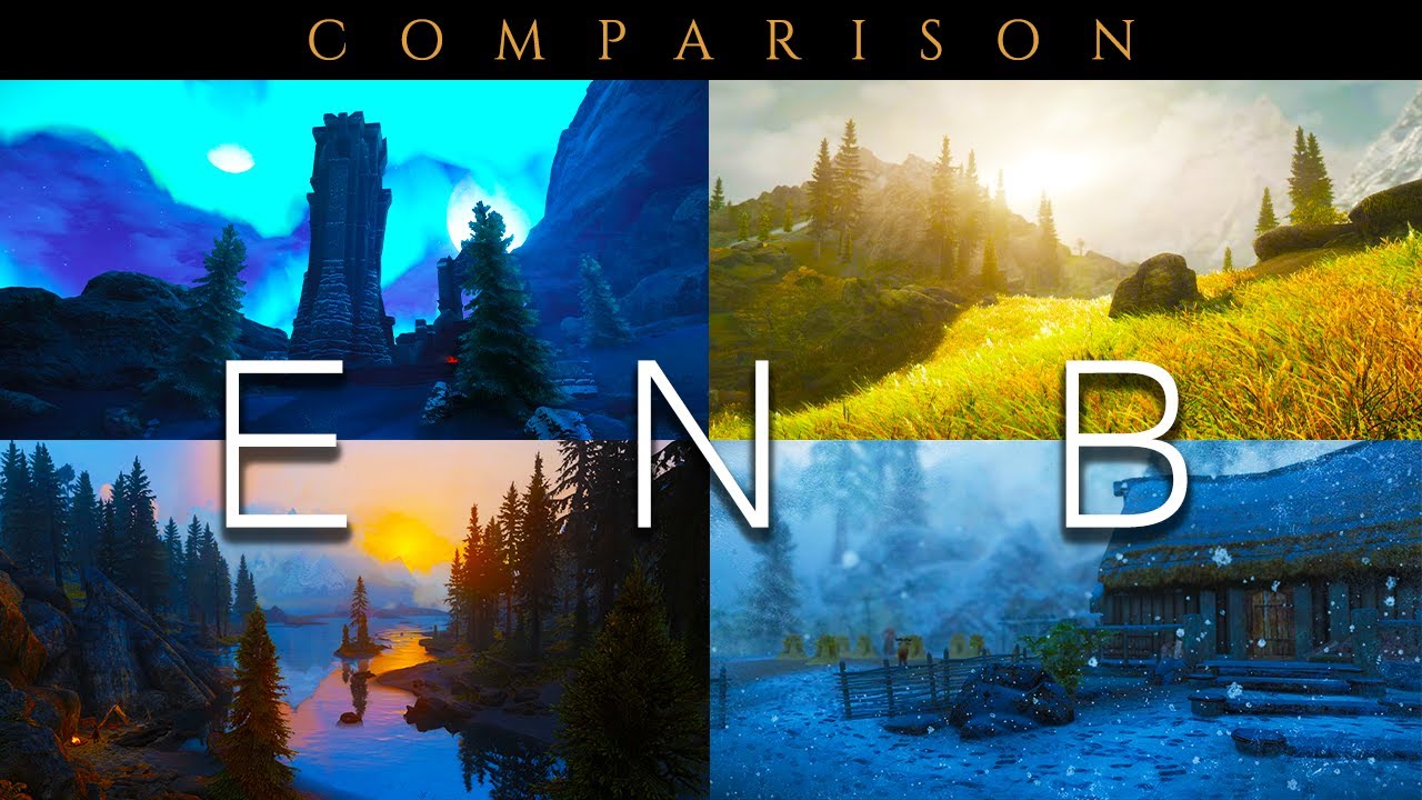 Skyrim ENB Presets Comparison 2024 :Transforming Skyrim's Graphics ...