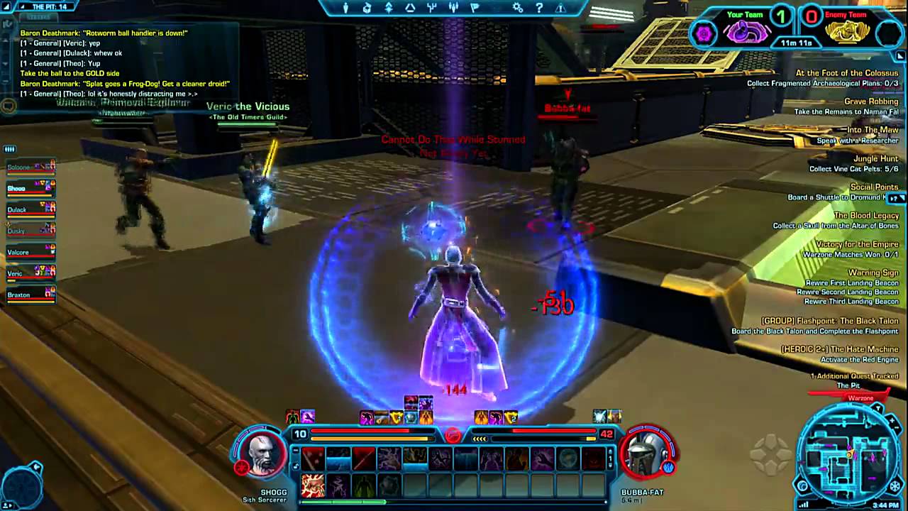 The Old Republic: Huttball Commentary - YouTube