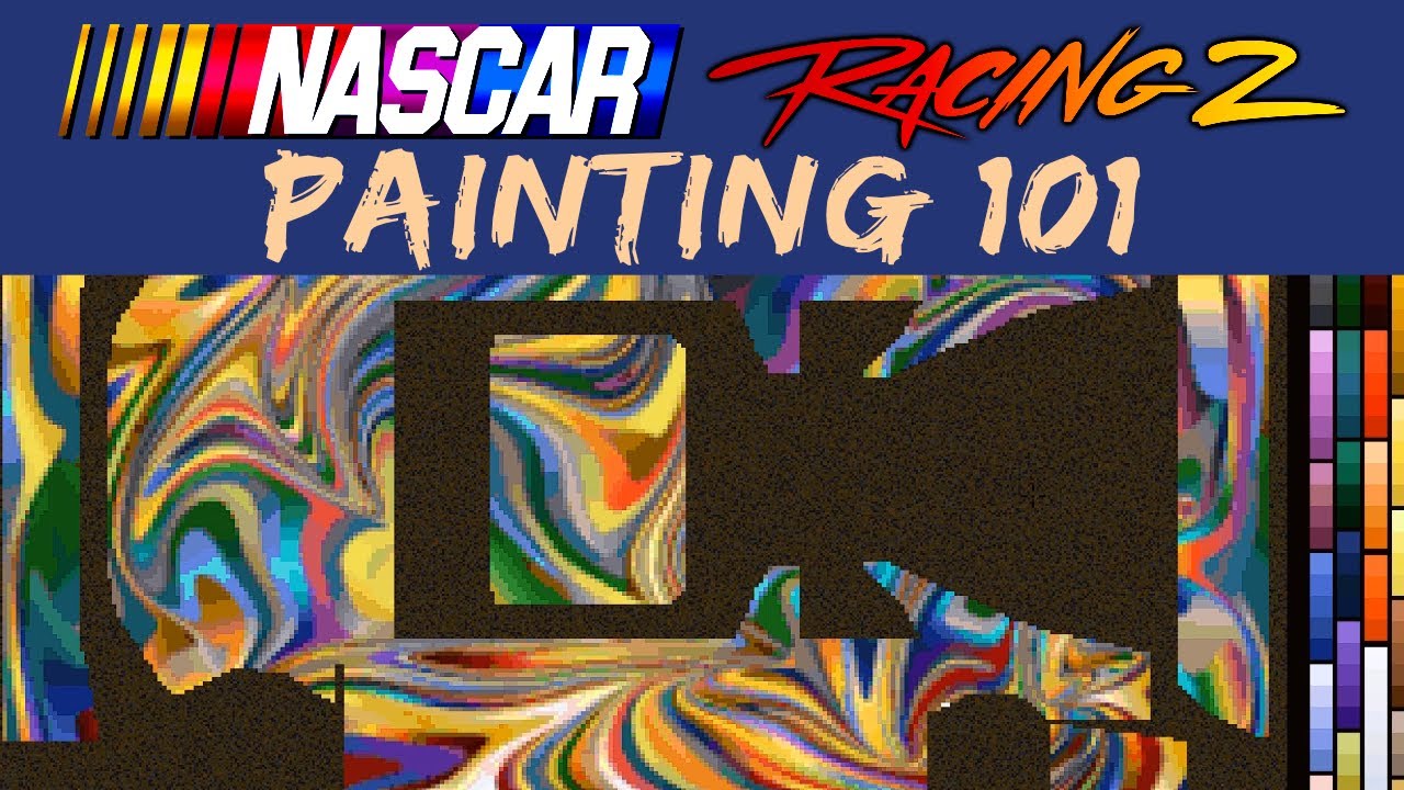 NASCAR Racing 2/99 Painting 101 - YouTube