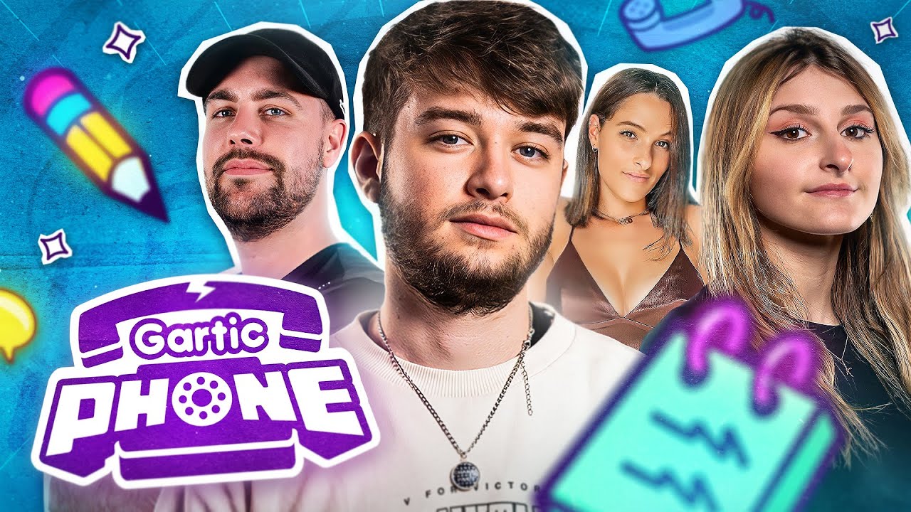 UNE SOIRÉE GARTIC PHONE (pas comme les autres) avec @Valouzz_, @Pidi ...