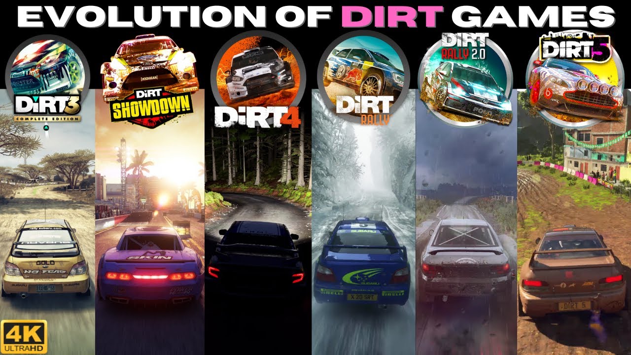Evolution of DIRT Racing Games (2011-2020) | Direct Comparison [4K ...