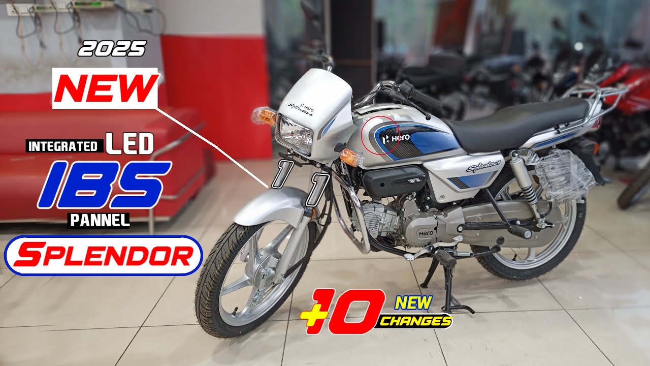 splendor 2025 new colour IBS model || splendor 2025 new model price ...