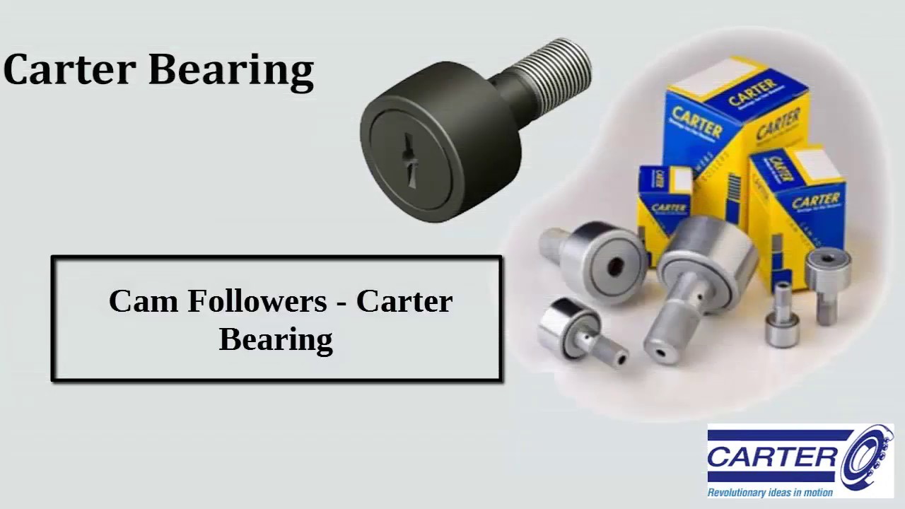 Cam Followers Bearings - Carter Bearing - YouTube