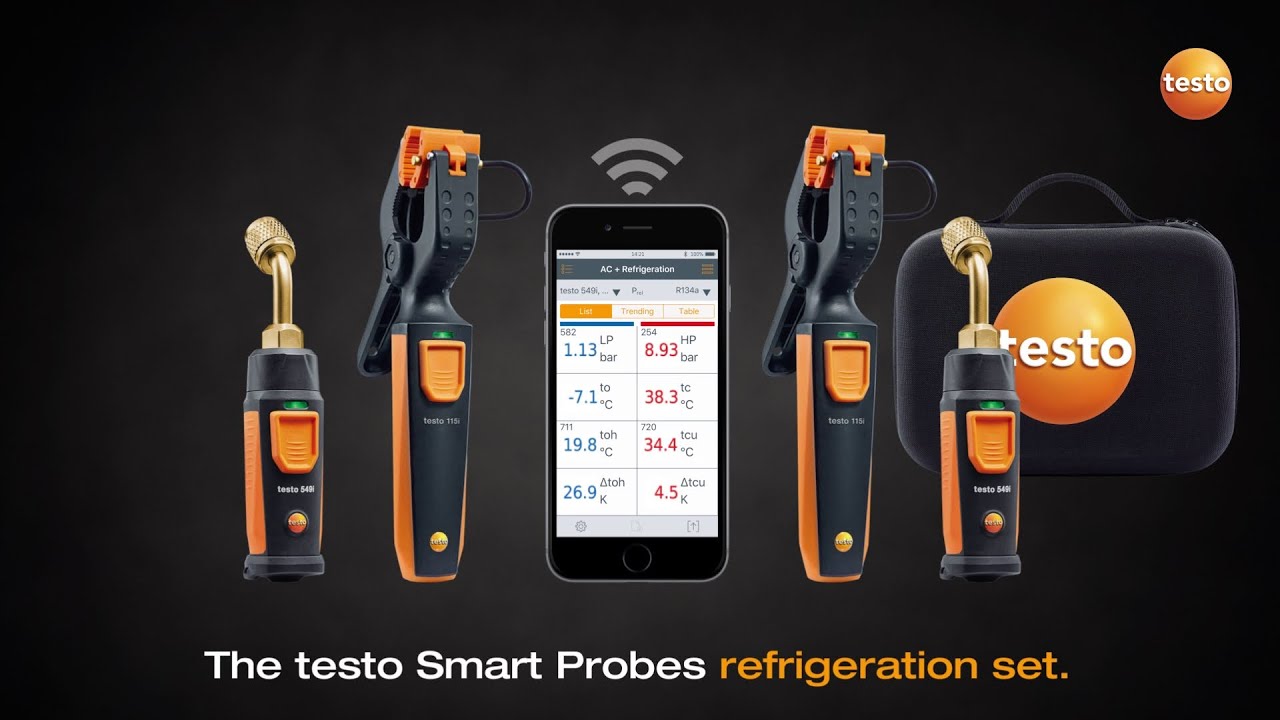 The testo Smart Probes refrigeration set - YouTube