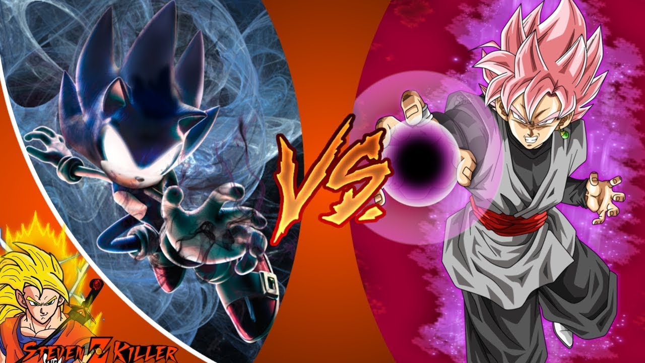 DARK SONIC vs GOKU BLACK! (Sonic X VS Dragon Ball Super) _ REWIND ...