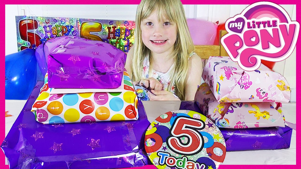 My Little Pony Birthday presents opening on Ava Toy Show - YouTube