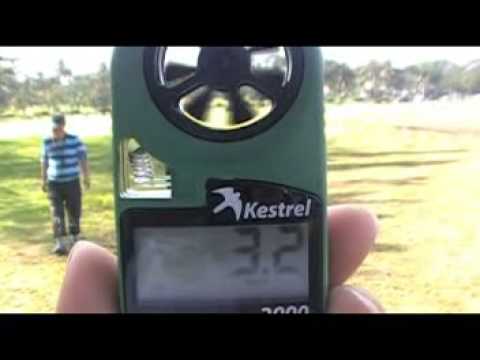 Kestrel 2000 Wind Speed and Temperature Indicator - YouTube