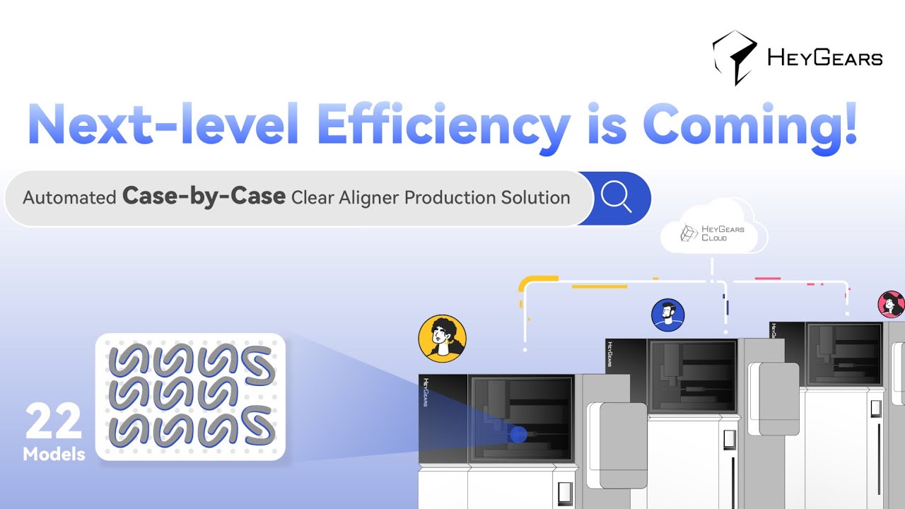 Automated Case-by-Case Clear Aligner Production | HeyGears Dental Lab Solutions - YouTube