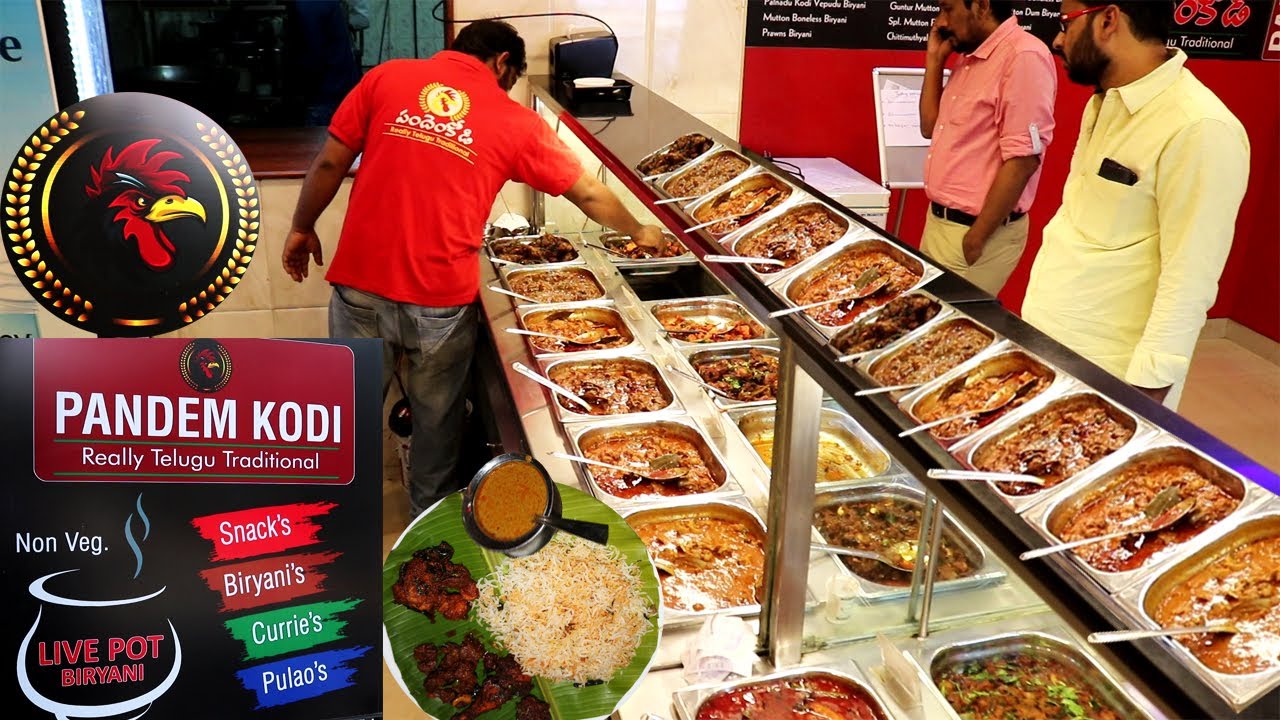 Konaseema Naatu Kodi Biryani @ Pandem Kodi Restaurant Hyderabad | Kodi ...