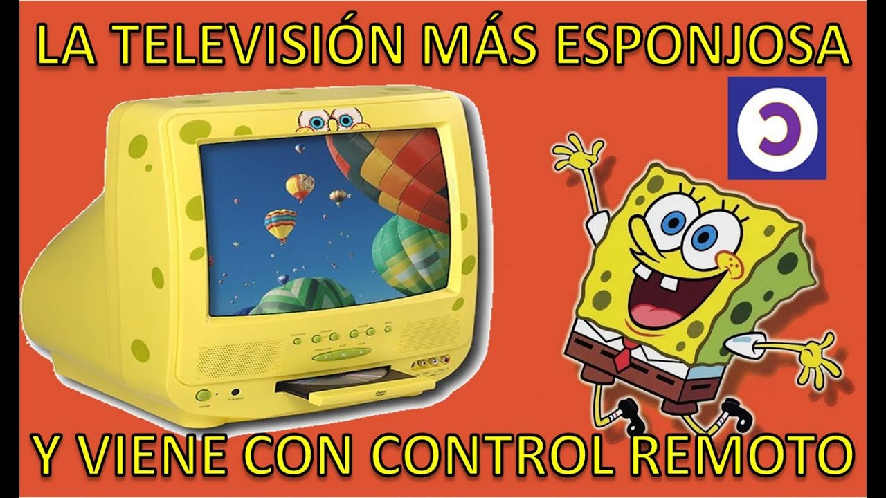 La TV de Bob Esponja con DVD del 2006!!! - YouTube