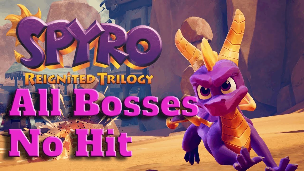 Spyro the Dragon All Bosses No Hit [WORLD'S FIRST] - YouTube