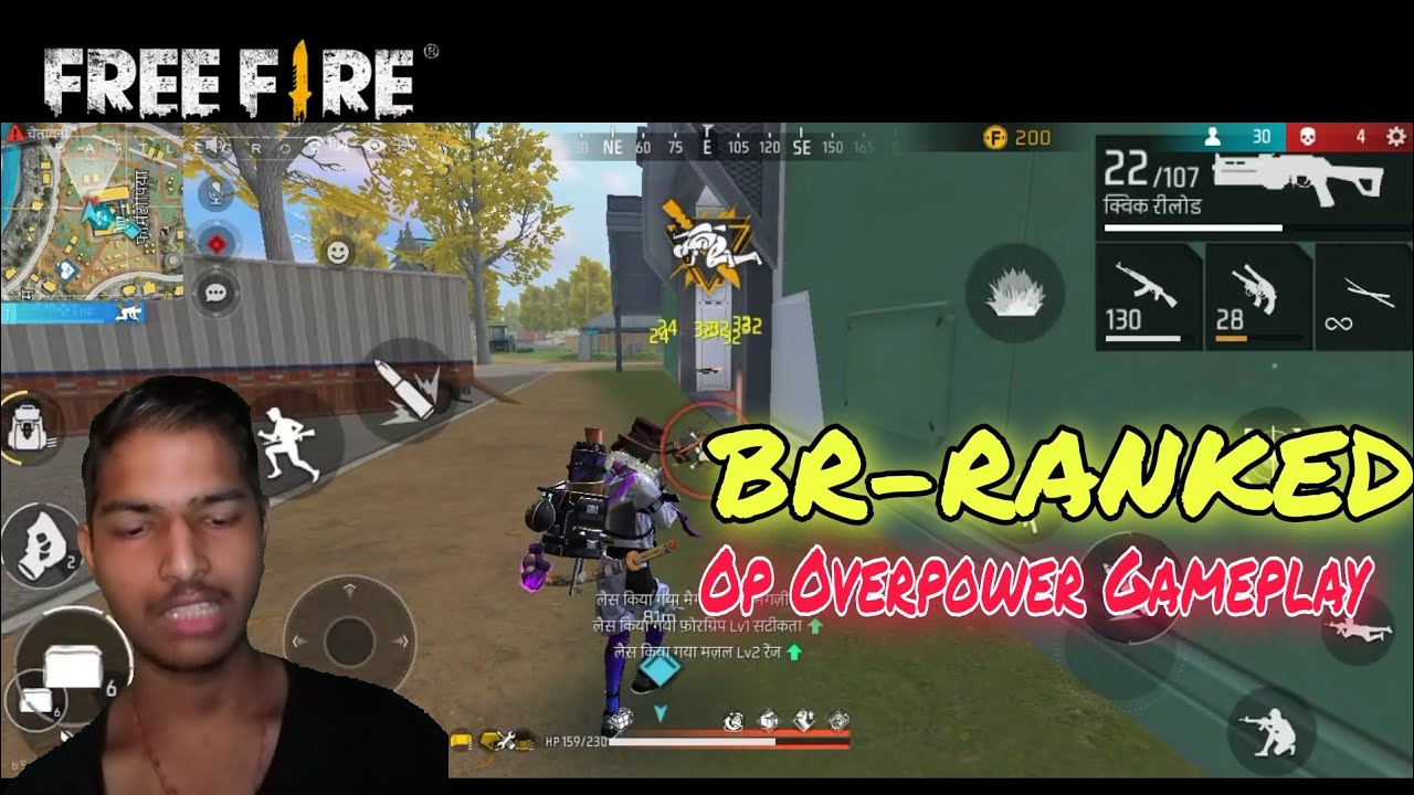 Br-ranked op overpower gameplay _ Solo vs squad_ op red number gameplay ...