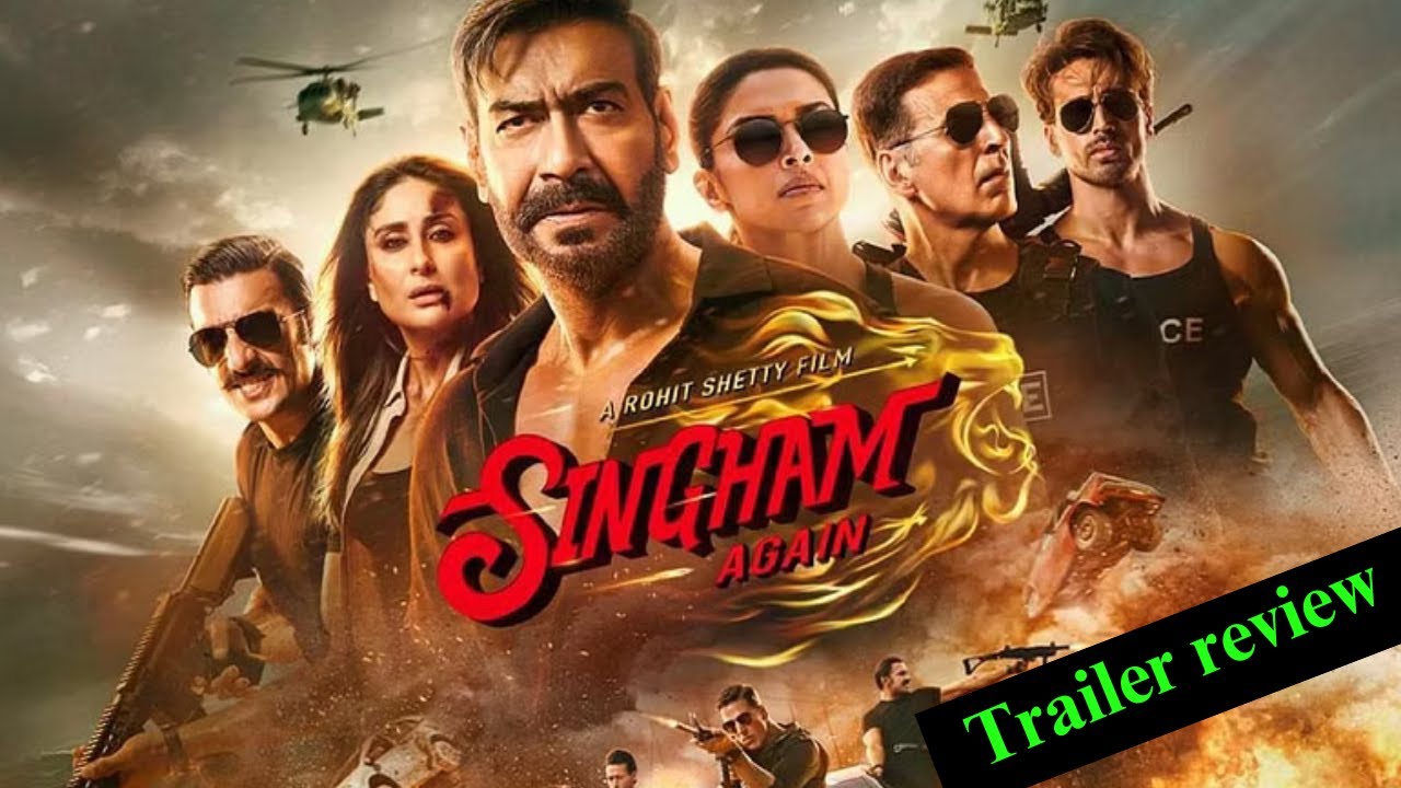 Singham again trailer review | film addiction1 | Ajay Devgan | Deepika ...