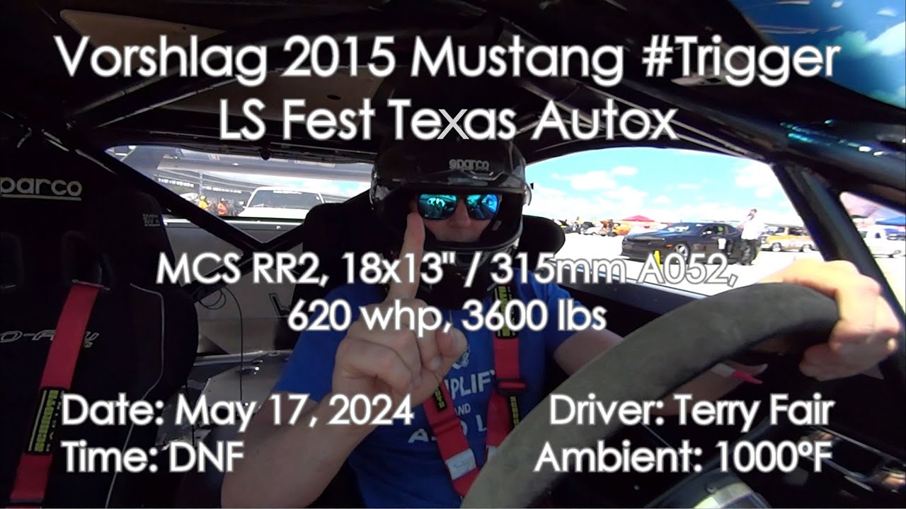 Vorshlag Mustang #Trigger - LS Fest Texas autocross - May 17, 2024 ...