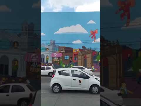 Mural de los SIMPSON en León Guanajuato - YouTube