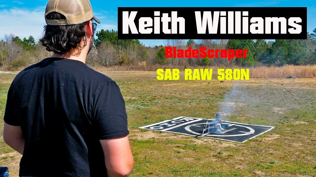Keith Williams flying RAW 580 Nitro - YouTube