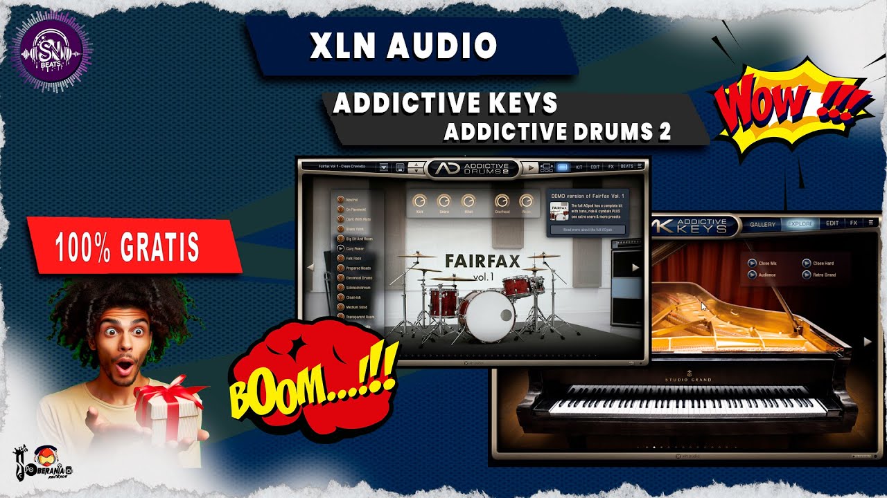 🎁100% GRATIS ADDICTIVE KEYS + ADDICTIVE DRUMS 2 POR XLN AUDIO (DESCARGA ...