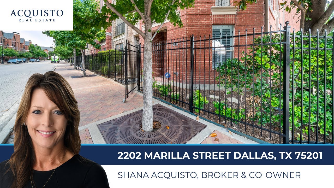 2202 Marilla Street Dallas, TX 75201 | Shana Acquisto, Broker - YouTube