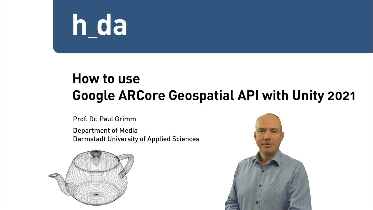 How to use Google ARCore Geospatial API with Unity 2021 - YouTube