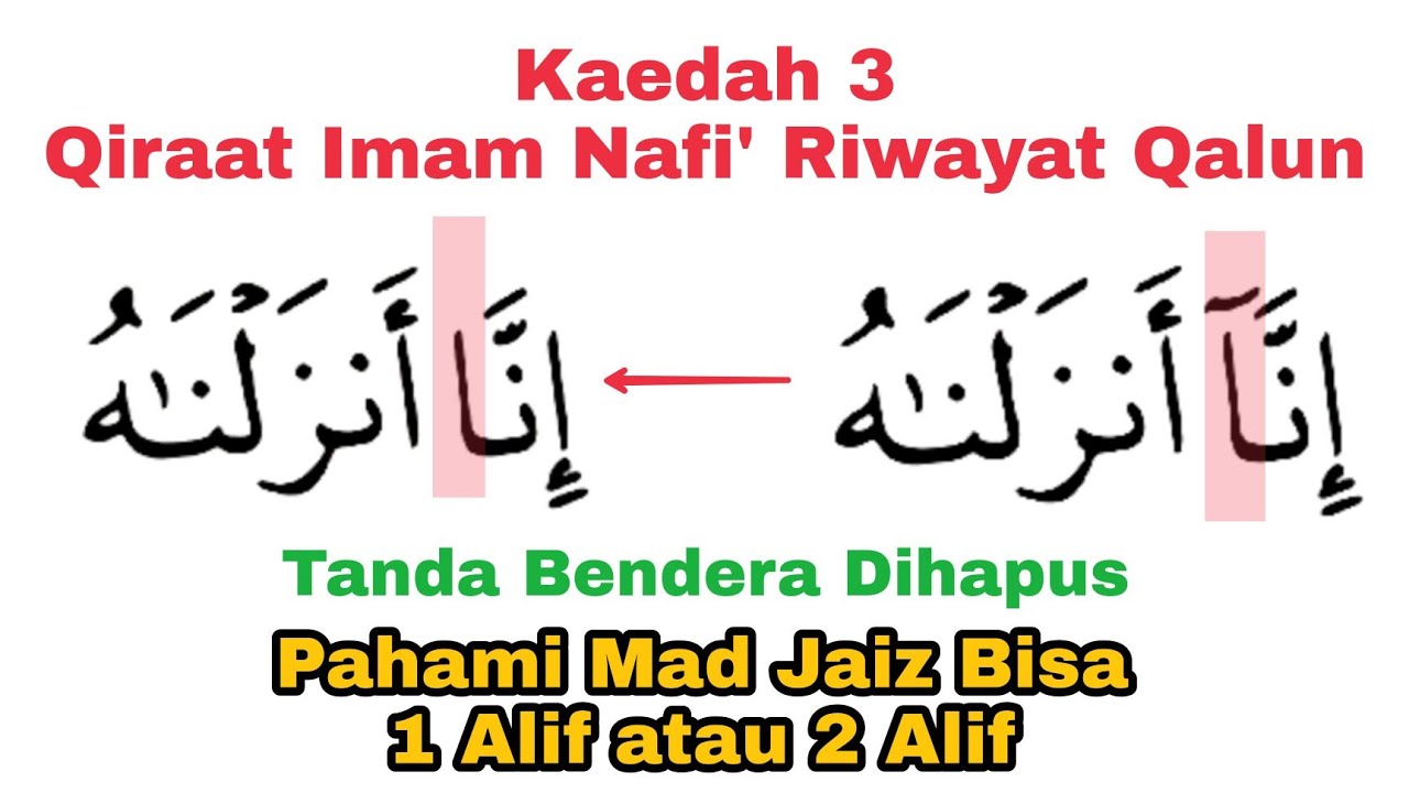 Cara Baca Mad Jaiz Munfashil, Belajar Qiraat Imam Nafi' Riwayat Qalun ...