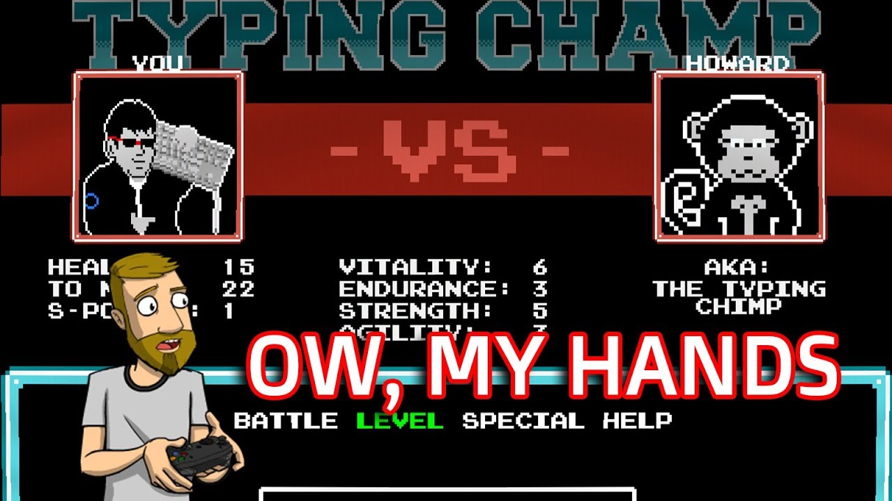 MY FINGERS ARE FALLING OFF | Typing Champ - YouTube