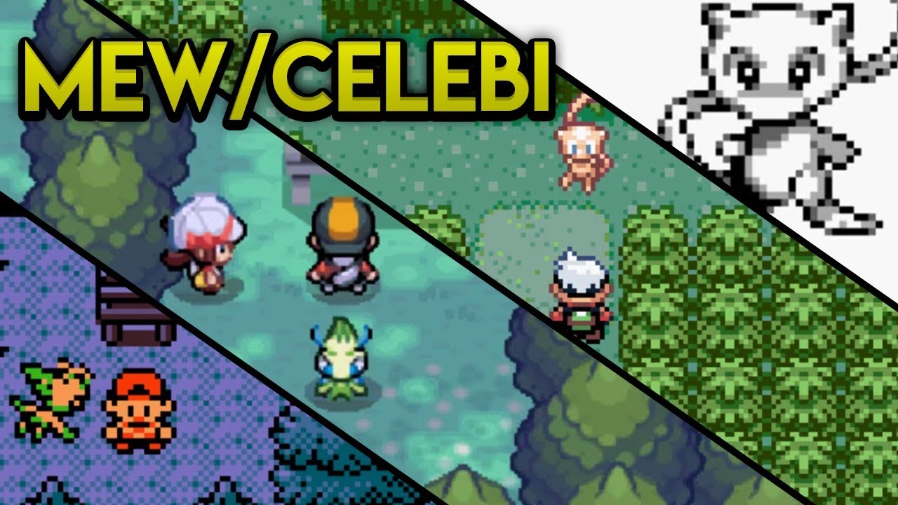 Evolution of Mythical Pokemon - Mew and Celebi (1998 - 2010) - YouTube