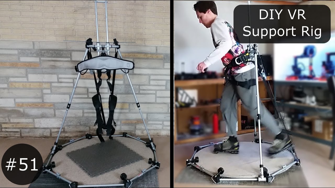 VR Shoe Build Log #51 - Support Rig Demo of Walking, Running, Crouching ...