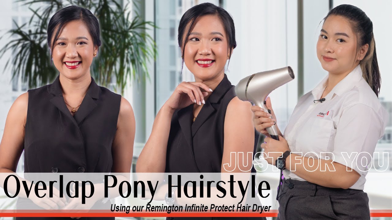 OVERLAP PONY HAIRSTYLE - YouTube