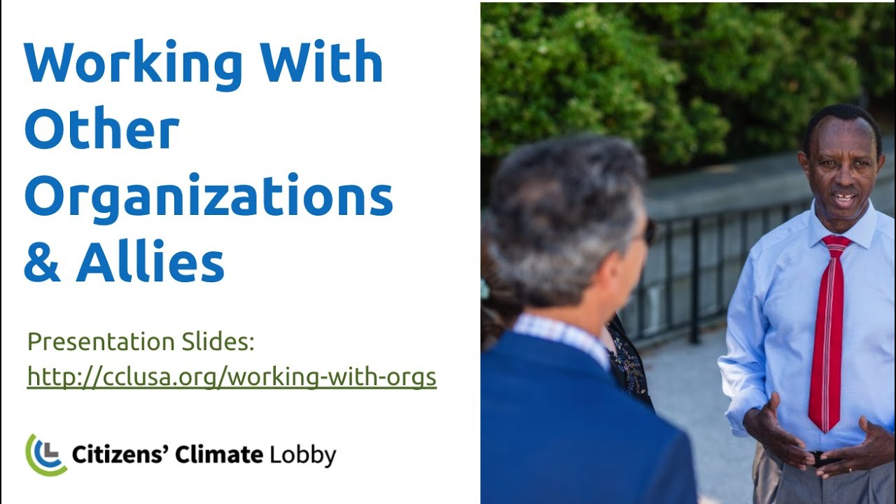 CCL Training: Working With Other Organizations & Allies Training - YouTube