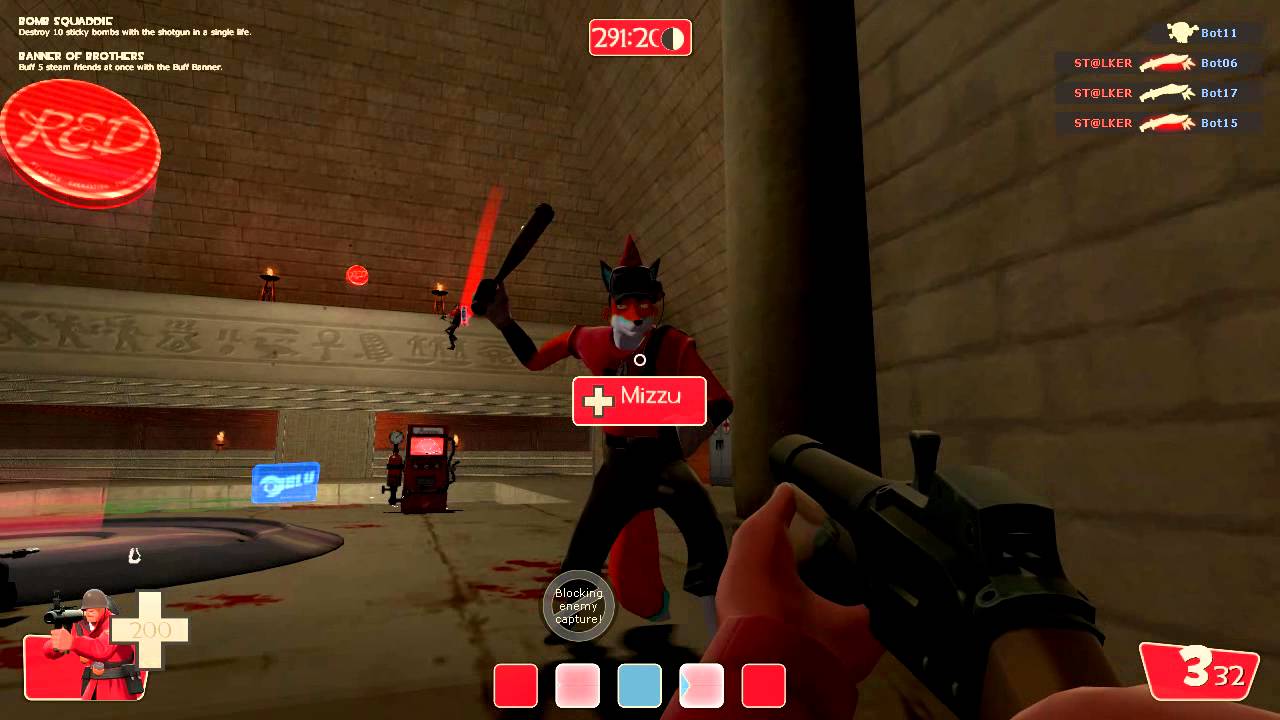tf2 scout fox furry mod - YouTube