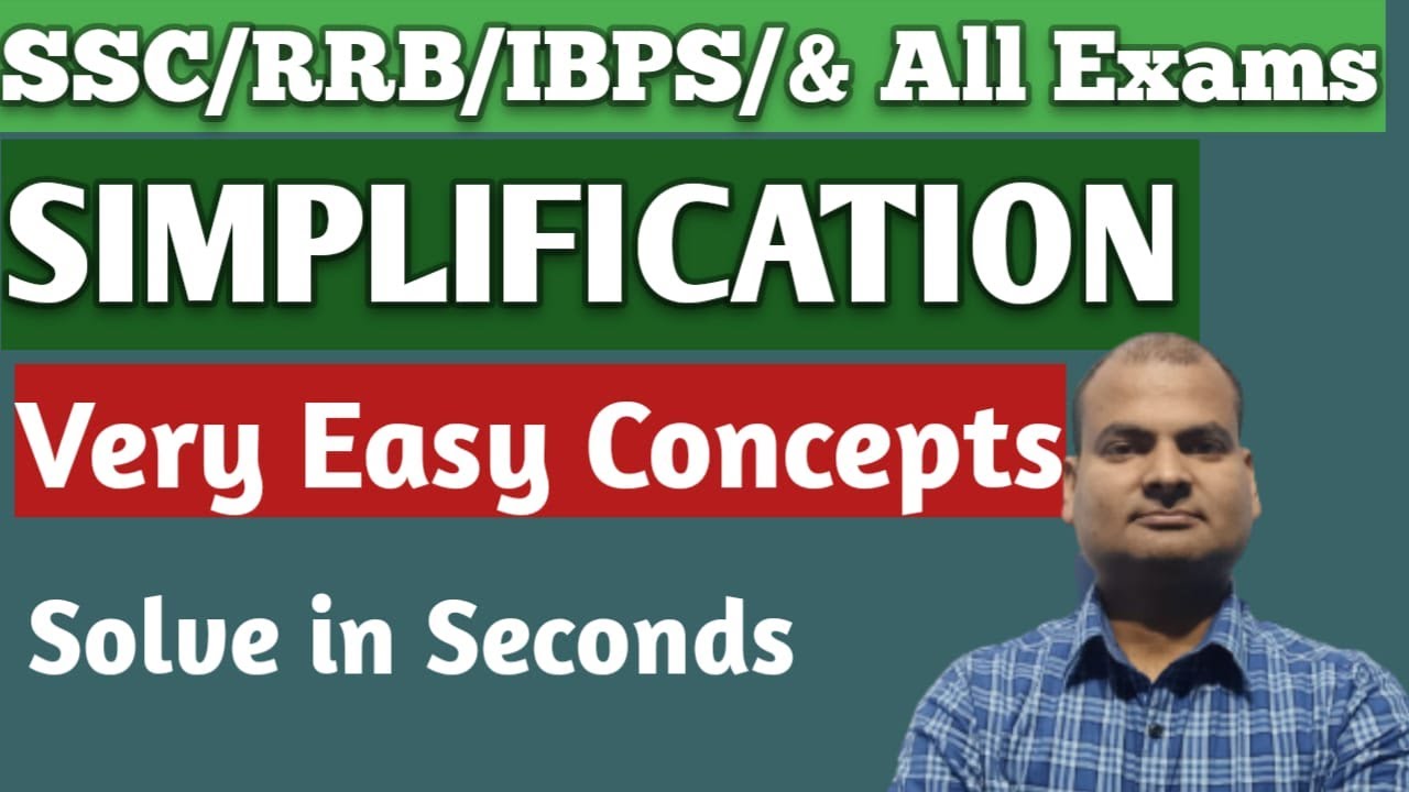 Simplification |Simplification tricks| Simplification Important Questions| Bodmas Rule| Edugate ...