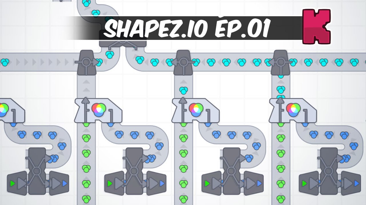 Un Factorio Épuré et Addictif | SHAPEZ.IO ép. 01 - YouTube