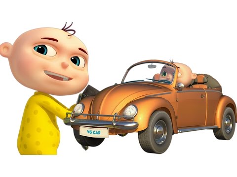 Five Little Babies Driving Cars | Driving In My Car | 3D Nursery Rhymes ...